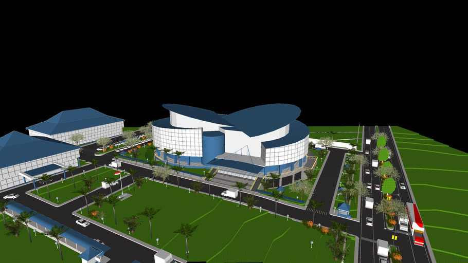 Polinema - Graha Politeknik Negeri Malang.skp | 3D Warehouse