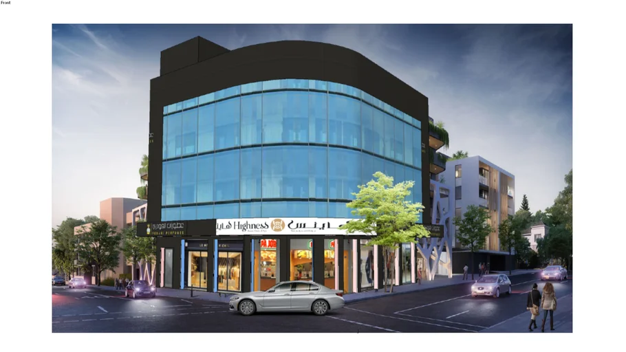 2 story commercial building | 3D Warehouse