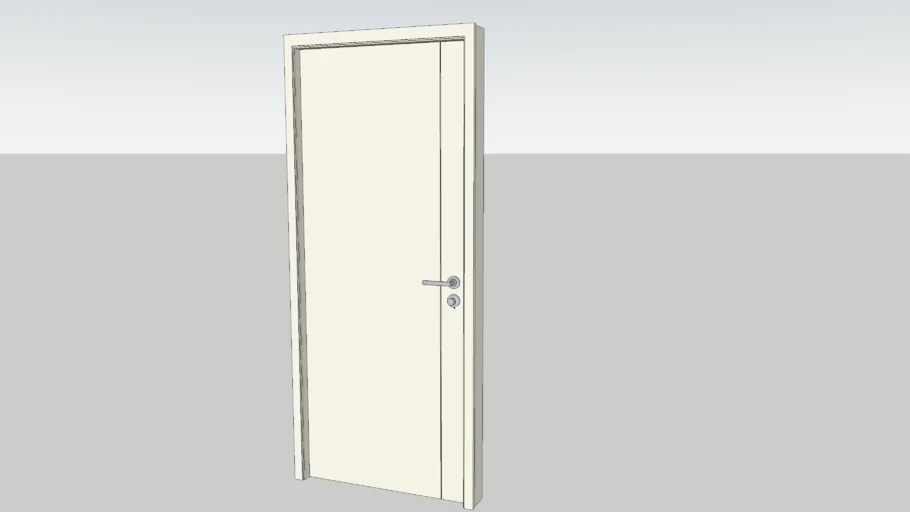 Interior White Door | 3D Warehouse