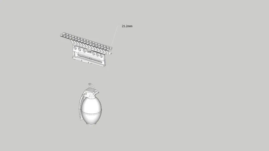 【TARKOV SPT mod】M26 Grenade 3D MODEL | 3D Warehouse