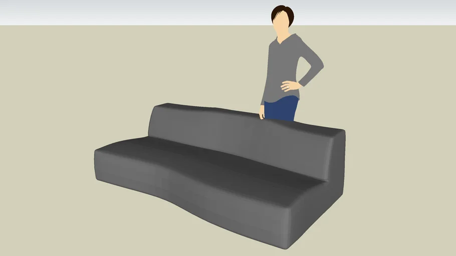 BEND SOFA | 3D Warehouse