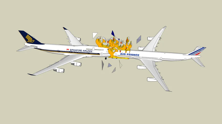 PLANE CRASH! | 3D Warehouse