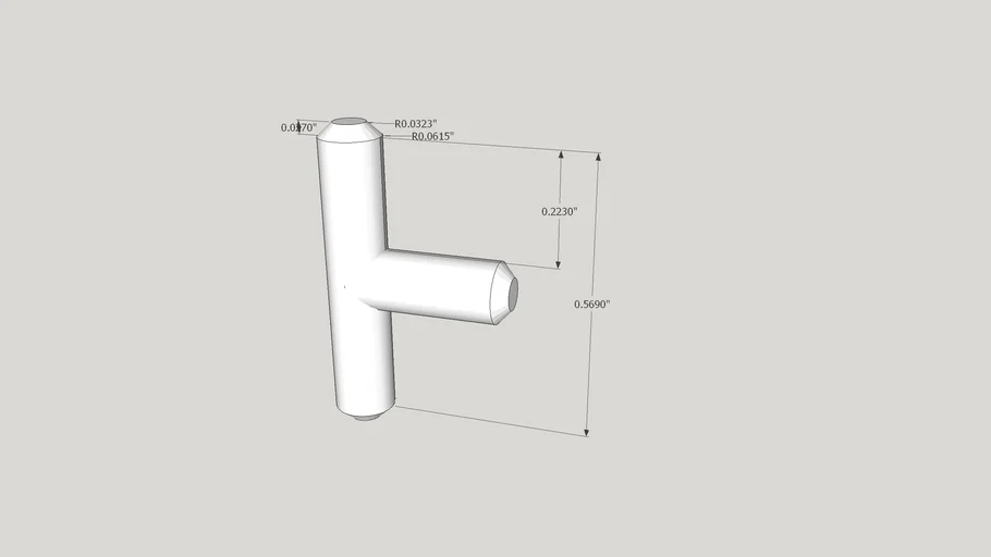 T Piece | 3D Warehouse