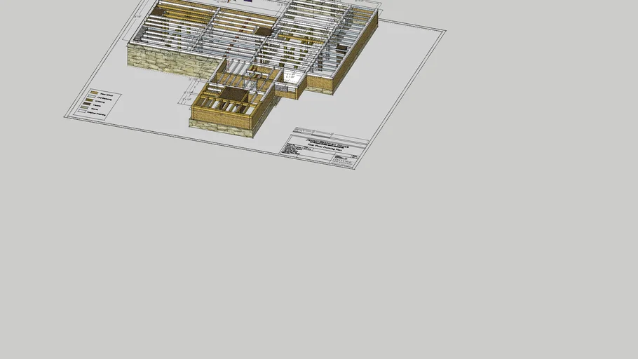 Jewett-Eastman House Framing Plan | 3D Warehouse
