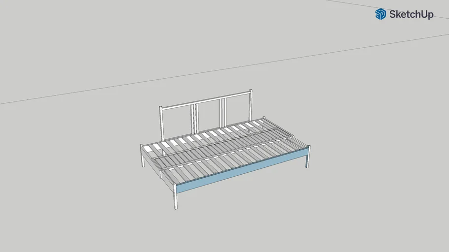 fjellse ikea bed hack | 3D Warehouse