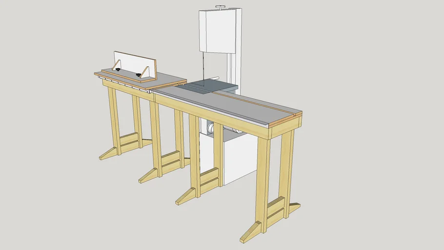 Laguna 14/12 Log Milling Table | 3D Warehouse