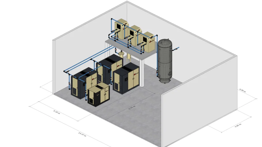 MGAYX COMPRESSOR ROOM | 3D Warehouse