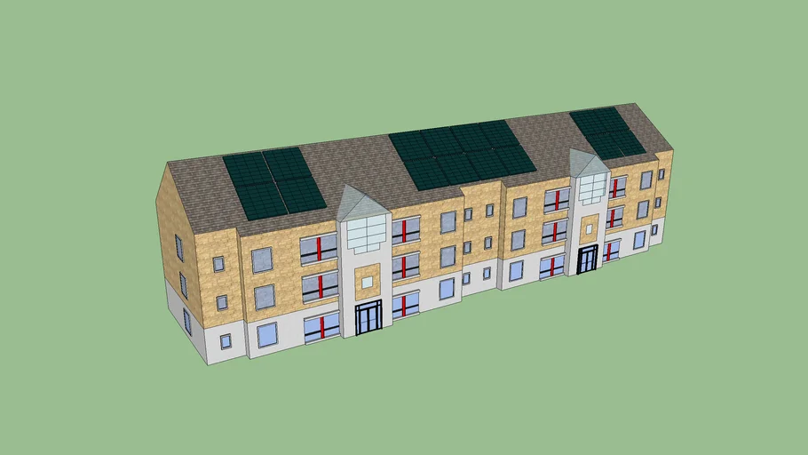UCD Merville Residence With Solar Panels | 3D Warehouse