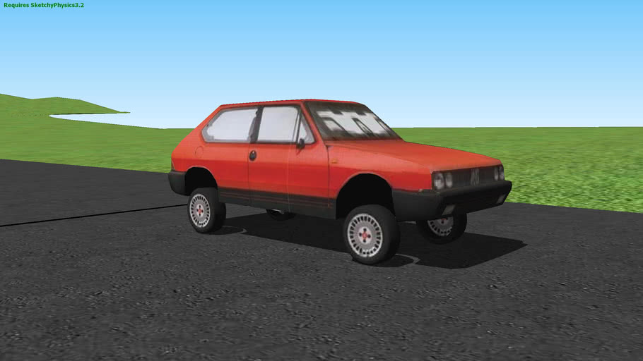 Fiat Ritmo (SketchyPhysics) | 3D Warehouse