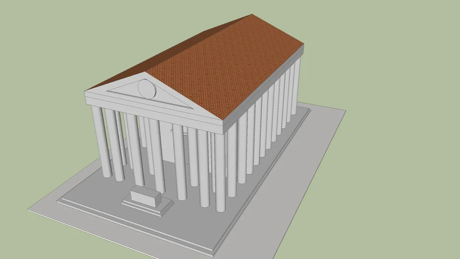 Large roman temple | 3D Warehouse