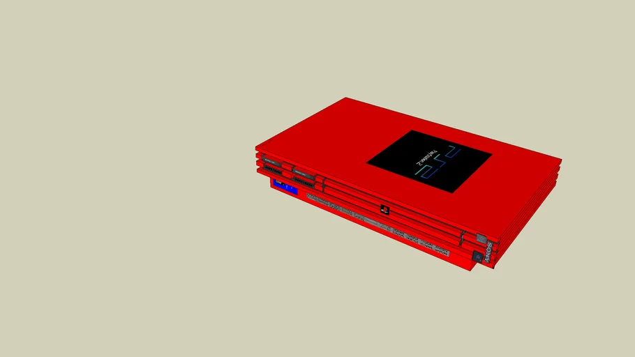 Red PS2 | 3D Warehouse