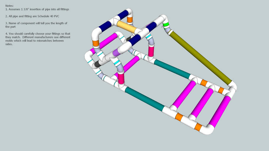 Simul8r PVC Sim Rig | 3D Warehouse