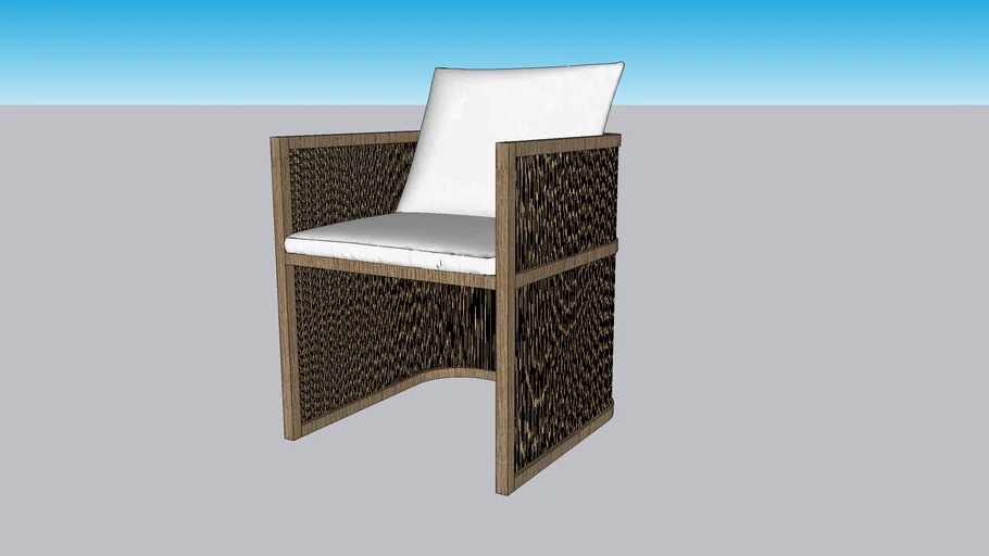 CAPRI TEAK ARMCHAIR | 3D Warehouse