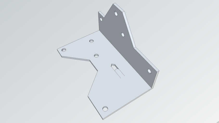 Simpson Strong Tie #A34 Steel Framing Angle | 3D Warehouse