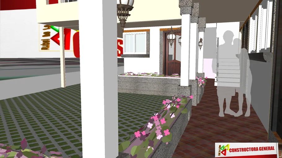 263.55m2_20.51x12.85 | 3D Warehouse