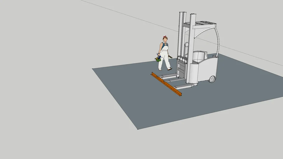 Reach Truck | 3D Warehouse