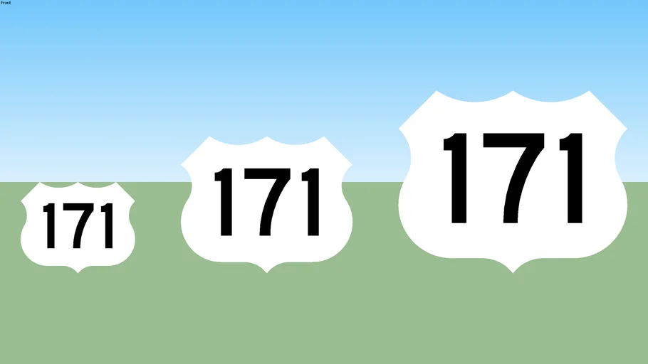 U.S. 171 Sign | 3D Warehouse
