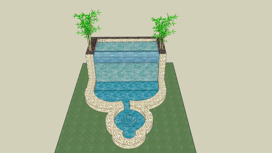 big waterfall | 3D Warehouse