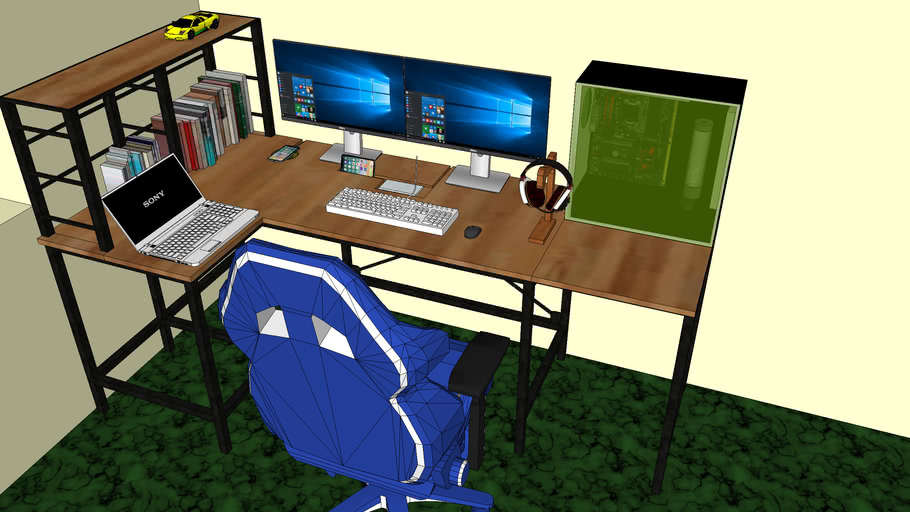 PC table | 3D Warehouse