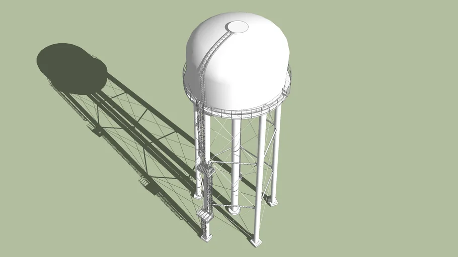 Large water tower | 3D Warehouse