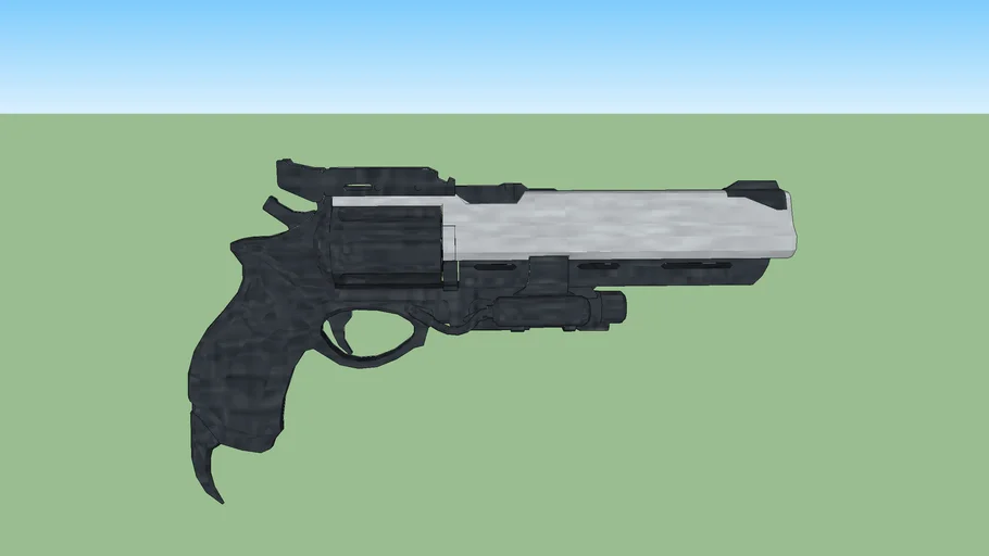 Hawkmoon Exotic Hand Cannon (Destiny) | 3D Warehouse