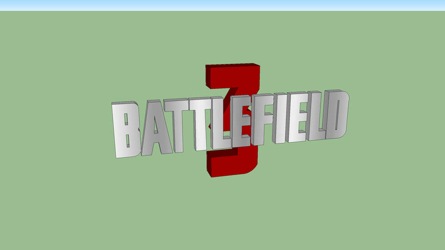 Battlefield 3 Logo | 3D Warehouse