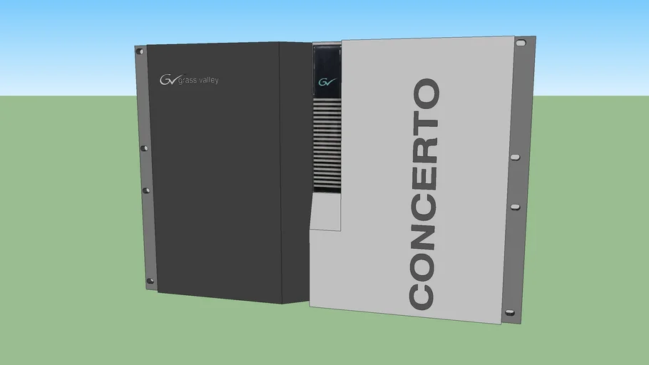 Grass Valley Concerto multi-format router | 3D Warehouse