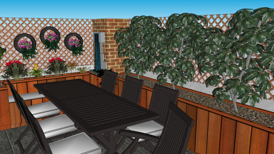 terraza urbana con encanto. | 3D Warehouse