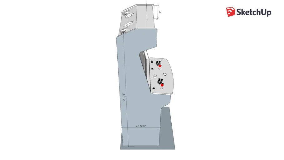 Arcade Cabinet | 3D Warehouse