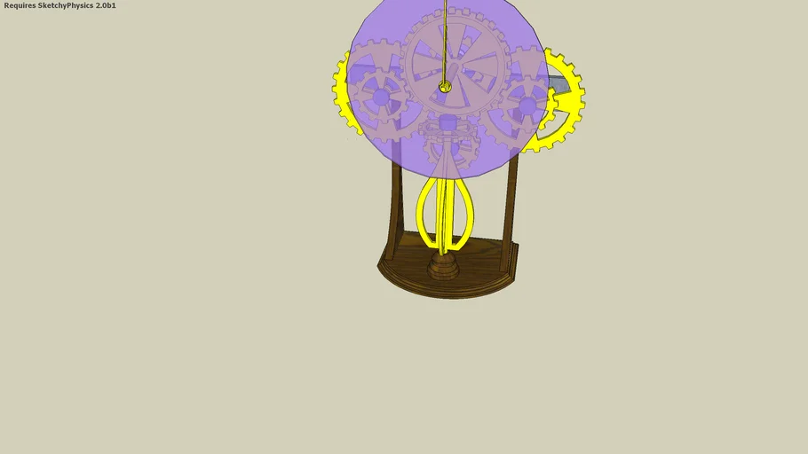 clock with sketchy physics | 3D Warehouse