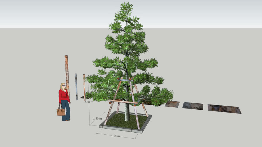 Tree support 2 | 3D Warehouse