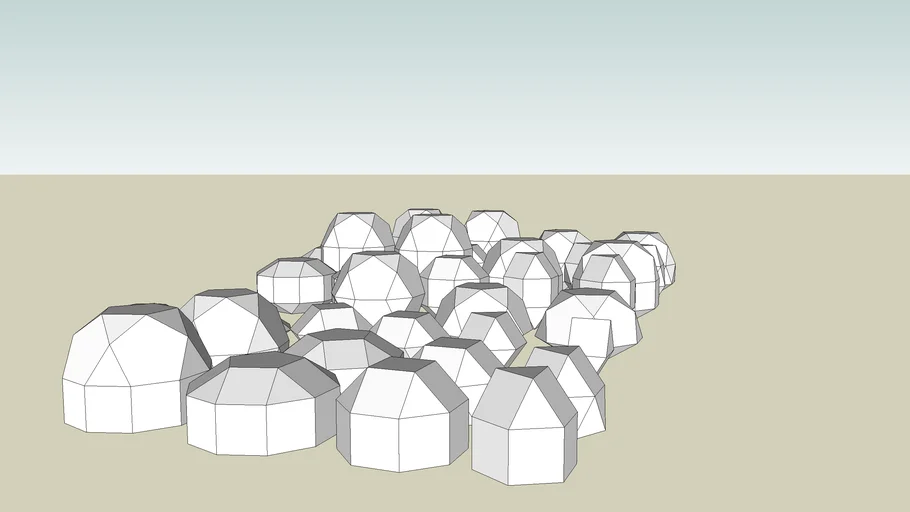 Johnson solids J18~48 (Non-manipulated) | 3D Warehouse