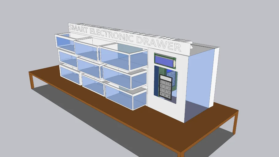 smart electronic drawer | 3D Warehouse