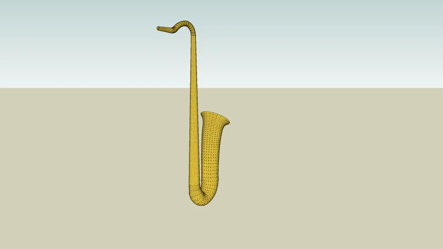 Saxophone body with tutorial | 3D Warehouse