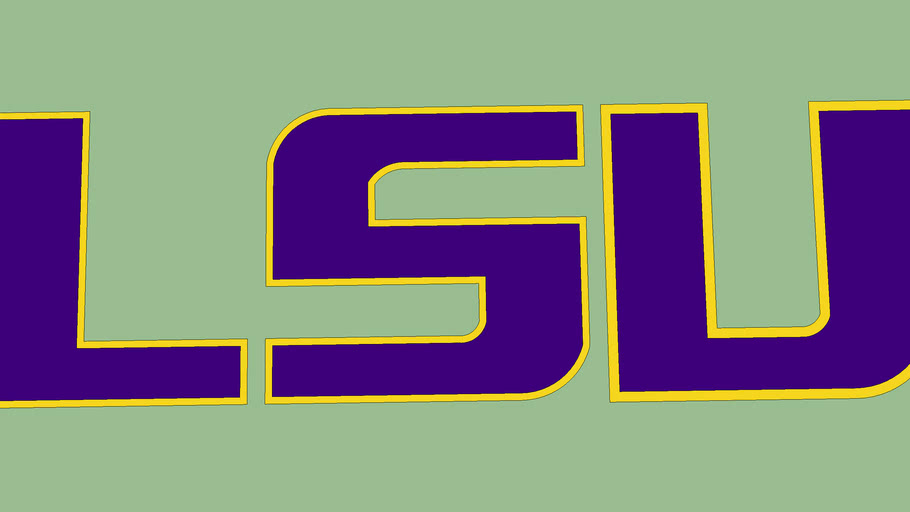 LSU Tigers Logo | 3D Warehouse