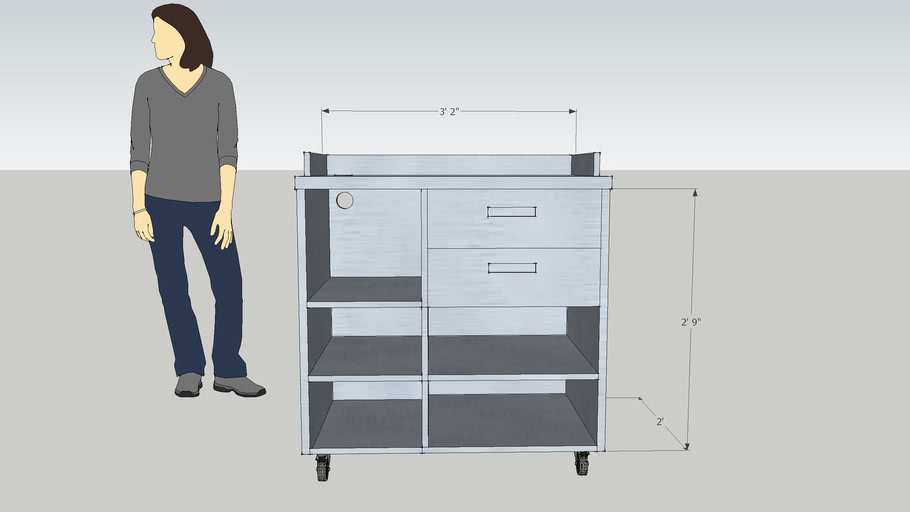 Portable Server Station | 3D Warehouse