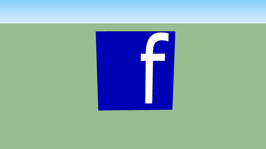 facebook logo | 3D Warehouse