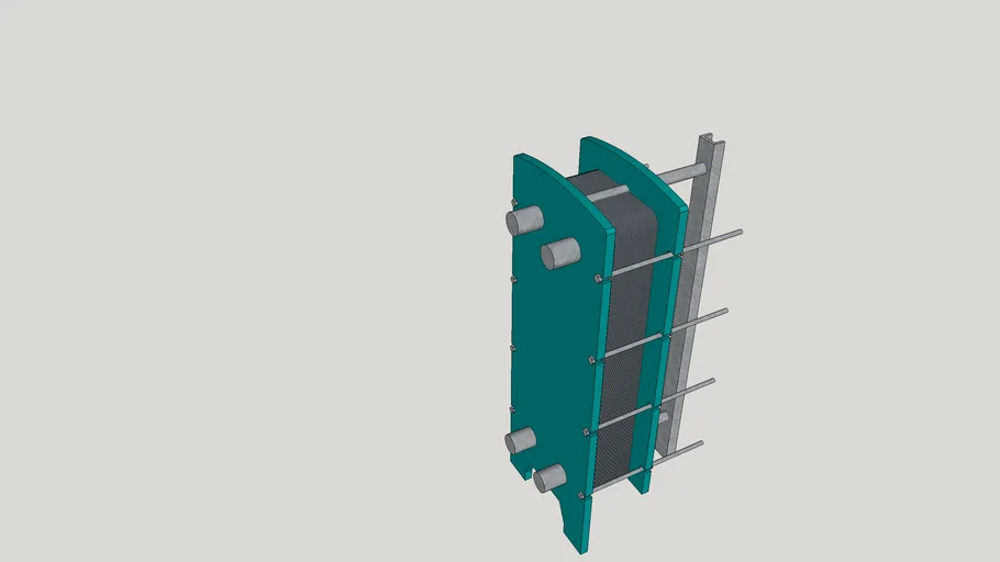 Plate Heat Exchanger | 3D Warehouse