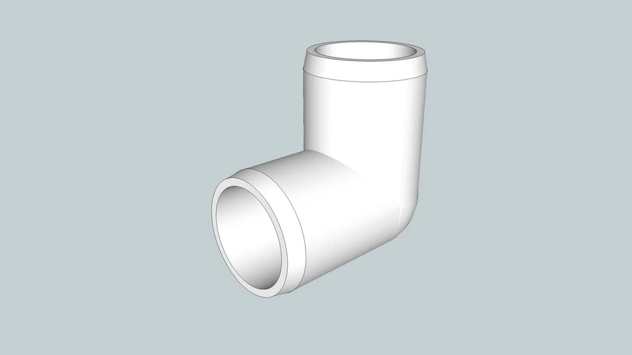Elbow Connector PVC | 3D Warehouse