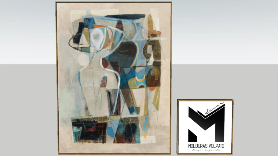 QUADRO ABSTRACT MODERN | 3D Warehouse