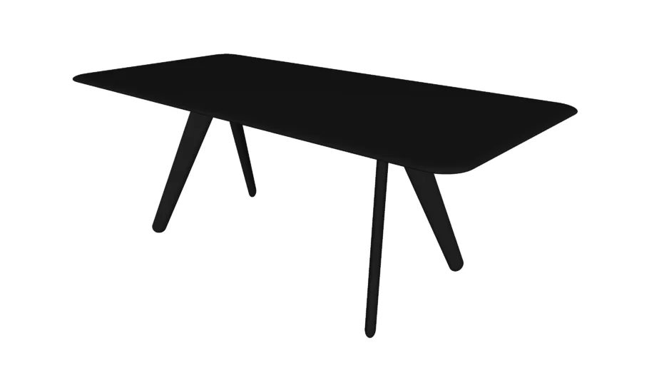 HQ Slab Dining Table - Tom Dixon | 3D Warehouse