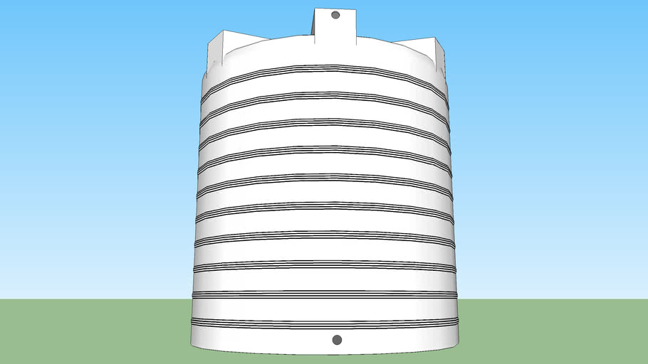 Rainwater tank 5000ltrs YEBO | 3D Warehouse