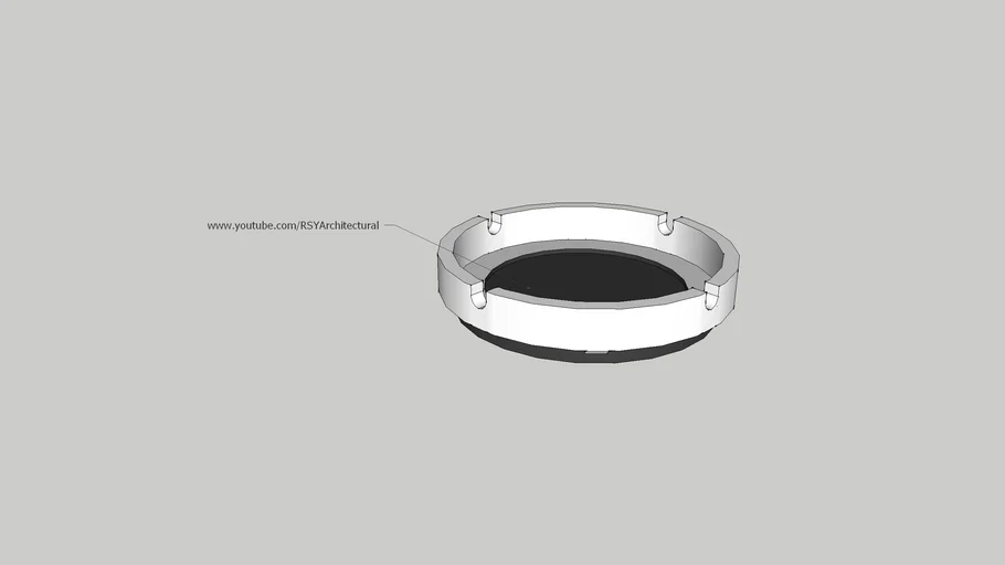 Asbak Rokok, by RSY Architectural | 3D Warehouse