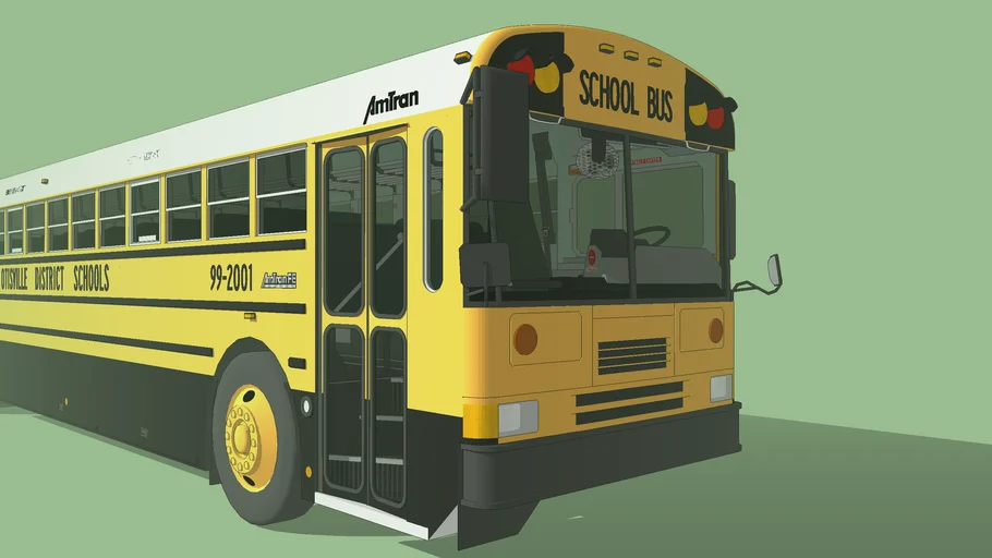2000 International AmTran FE school bus | 3D Warehouse