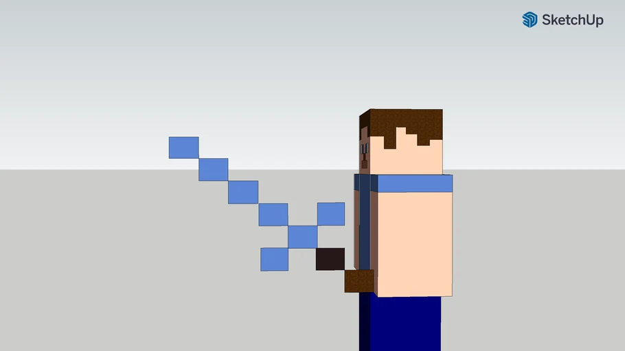 Steve Minecraft Body StepITT | 3D Warehouse