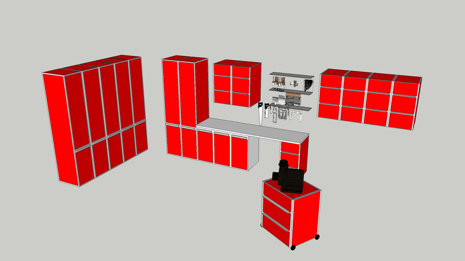garage cabinets | 3D Warehouse