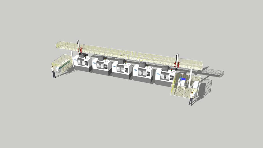 machining line | 3D Warehouse