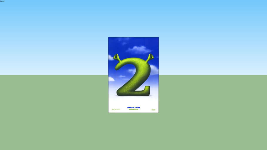 Shrek 2 - Teaser One Sheet Movie Poster 27X40 Double Sided (unframed ...