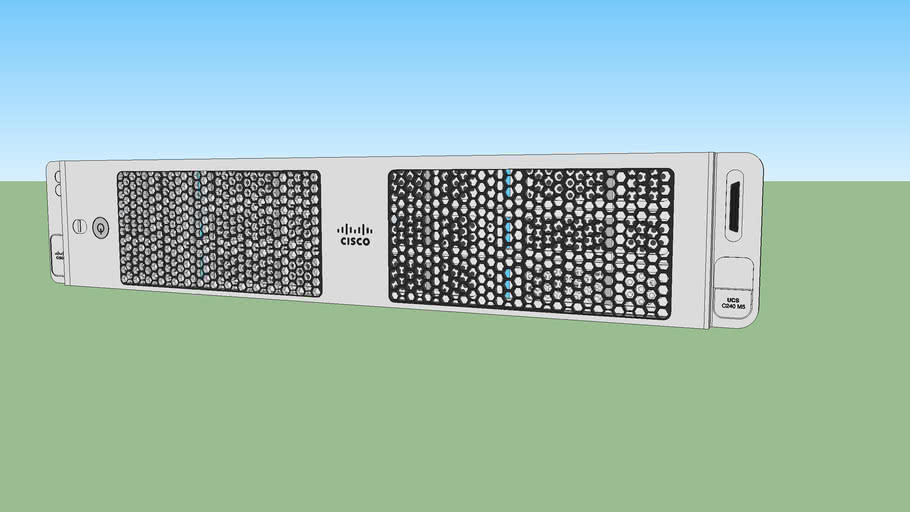 Cisco UCS C240 M5 (Large Form Factor) rack mount server | 3D Warehouse