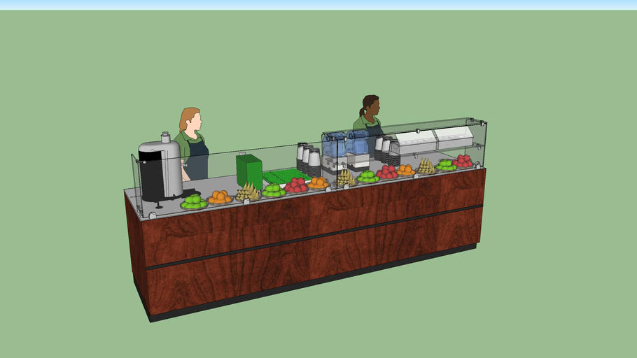 food counter | 3D Warehouse
